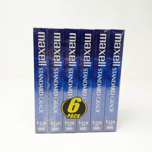 Maxell | Cameras, Photo & Video | 6 Pack Maxell Blank Vhs Tapes 6 Hour ...